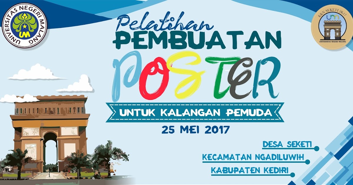 Pelatihan Poster (Proker 5) ~ Kantor Pemerintahan Desa Seketi