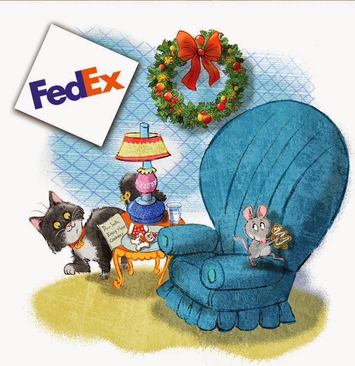John Nez Illustration: Ho! Ho! Ho! Santa is coming to FedEx this ...