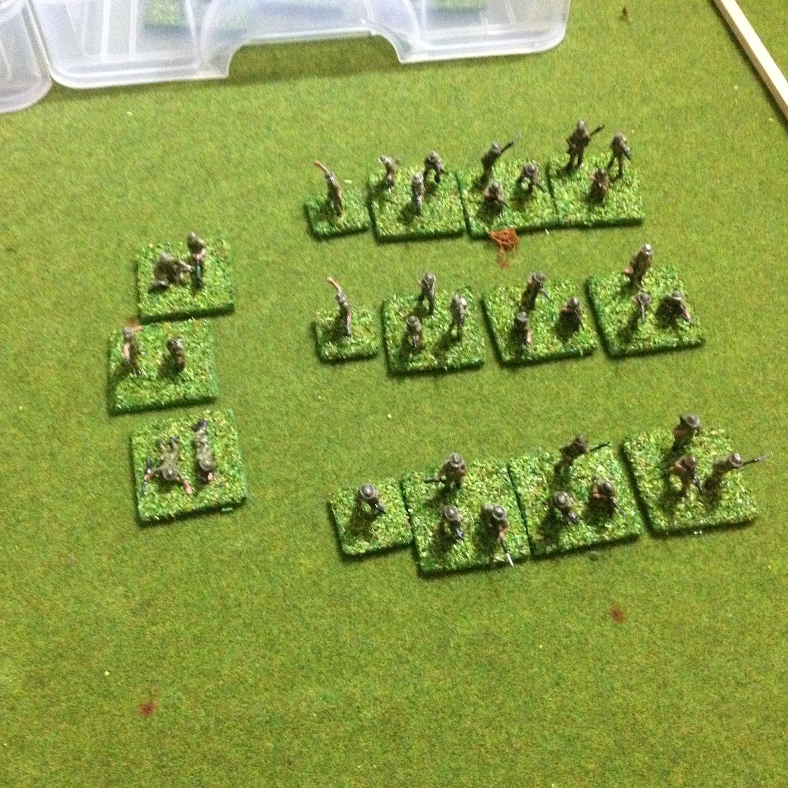 Grid based wargaming - but not always: WW2 Burma game using Crossfire rules