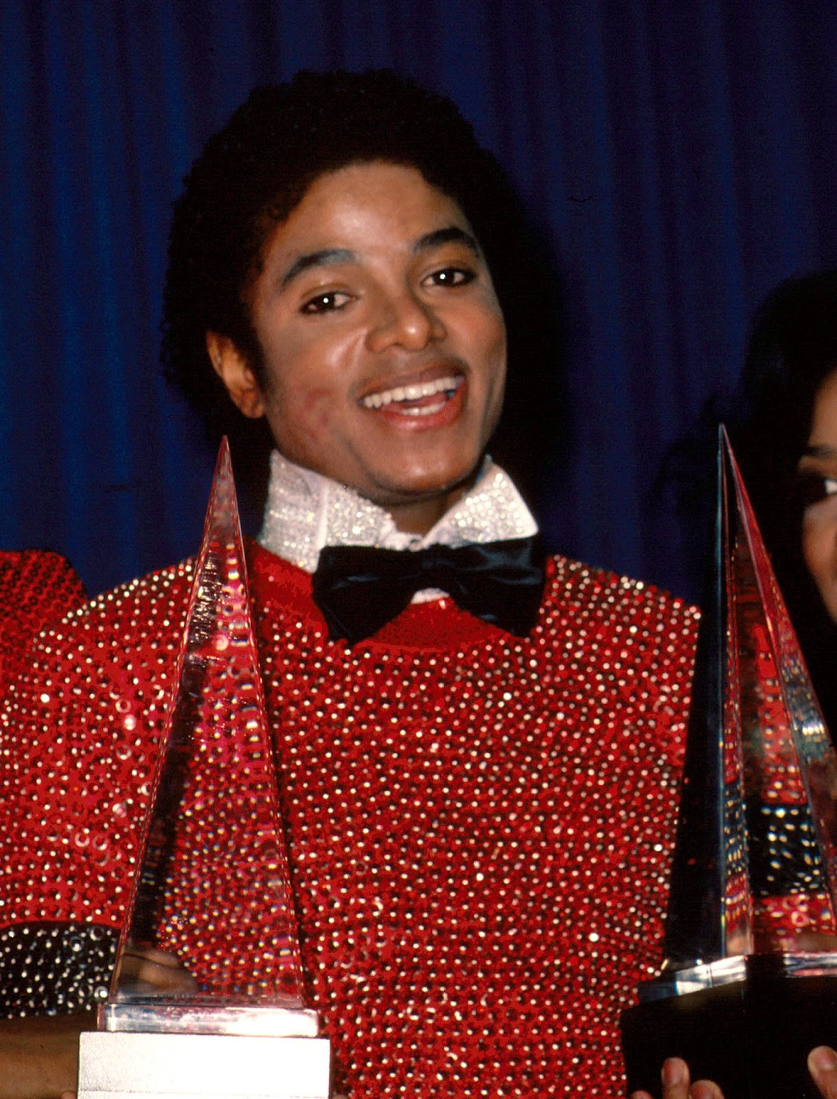 Michael Jackson Attending The 8th American Music Awards 1981
