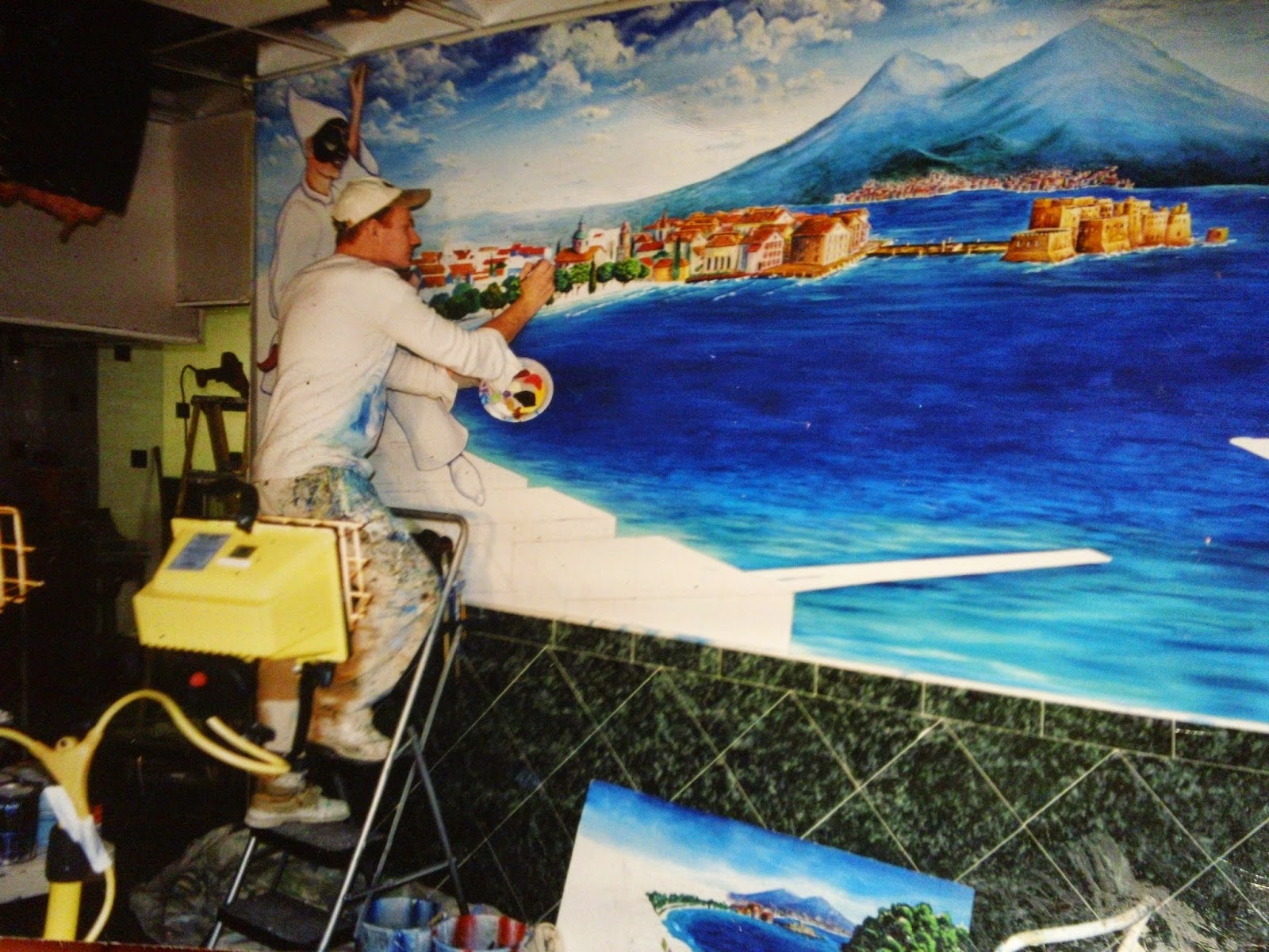 Murals by Robert Hummel: Italian restaurant mural in Sayreville N.J ...