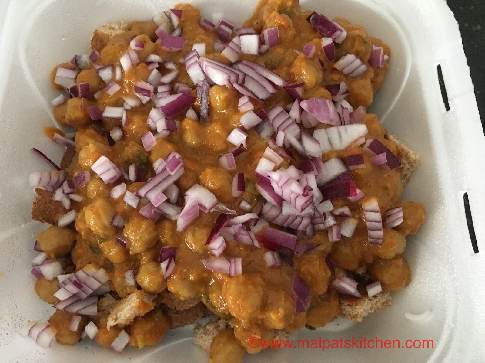 BREAD CHANNA, how to make the chat Bread channa ~ Malpats Kitchen