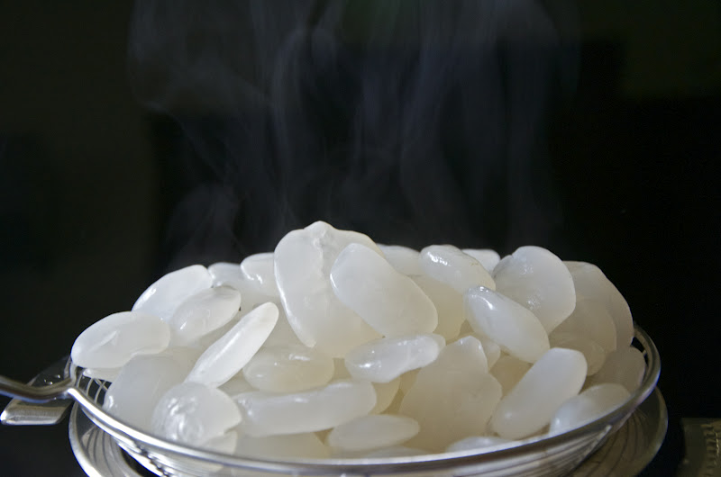 Indonesian Medan Food: Manisan Kolang-Kaling (Candied Palm Fruit)