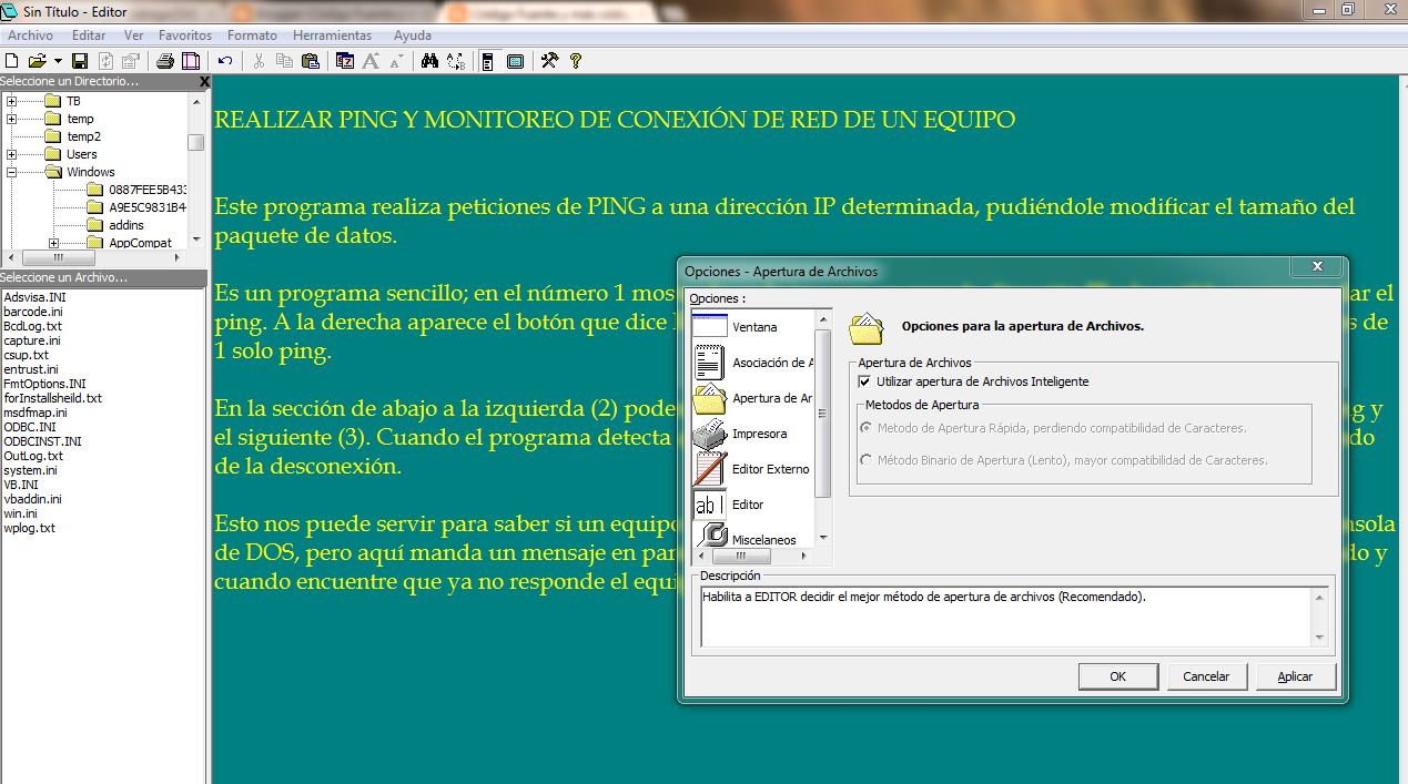 Código Fuente y más código ...: Editor de Texto