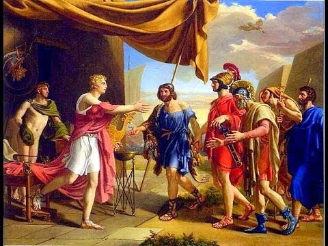 Ιστογραφία: ΙΛΙΑΔΑ : ΡΑΨΩΔΙΑ Ι 225 - 431 ΠΡΕΣΒΕΙΑ ΠΡΟΣ ΑΧΙΛΛΕΑ. ΛΙΤΑΙ ...