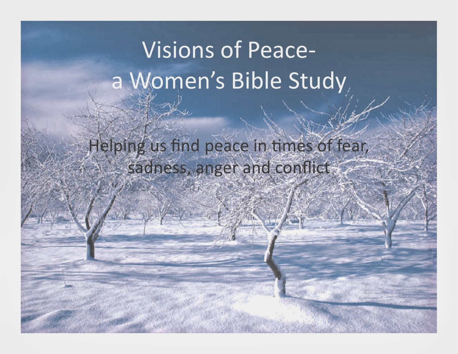 Hebron Presbyterian Church: Visions of Peace--Week 7--Day 5