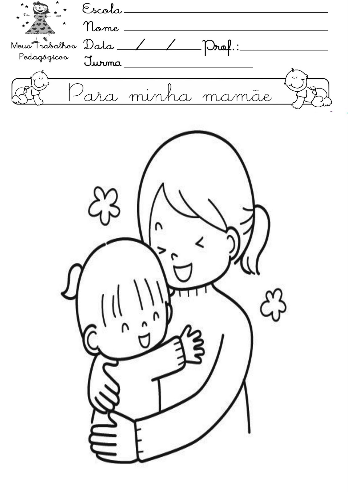 Desenhos Para Pintar: Dia das Mães Desenhos para Pintar Desenhos Para Pintar: Dia das Mães Desenhos para Pintar