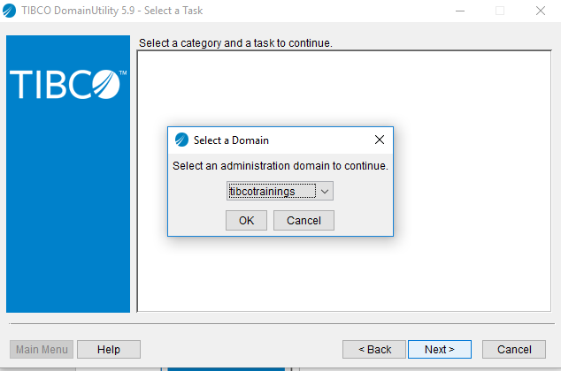 TibcoTrainingBus: Add EMS server to TIBCO Admin Domain