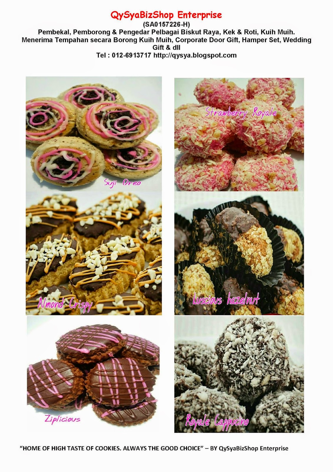 Biskut Raya Terkini, Cookies, Corporate Door Gift, Hamper set, Wedding ...