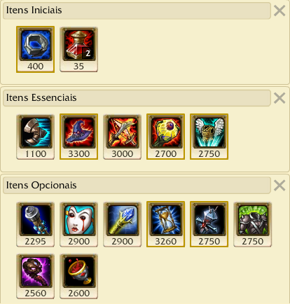 Build - Nidalee - Mid | Layout Teste