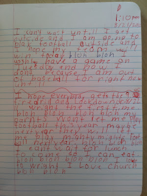 Room 121: First Week of Free-Writing!