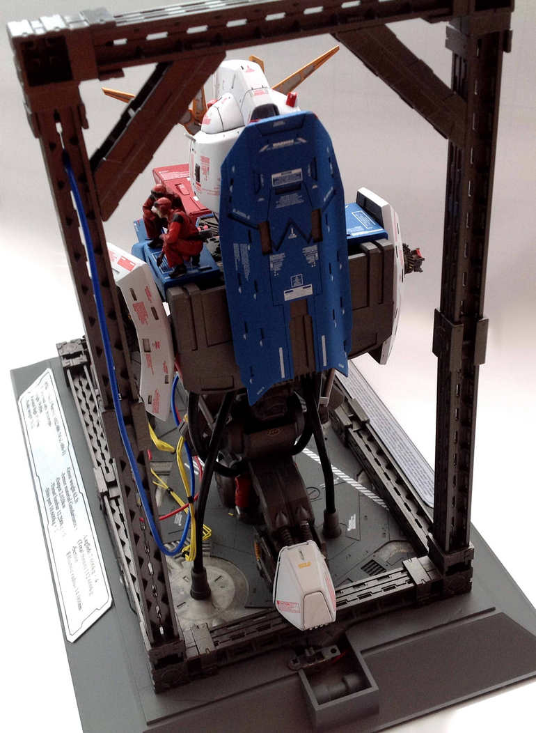 GUNDAM GUY: 1/48 Zeta Gundam Head Display - Diorama Build