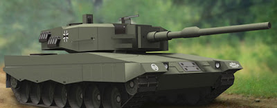 Leopard 2A4 Main Battle Tank Papercraft | Papercraft Paradise ...