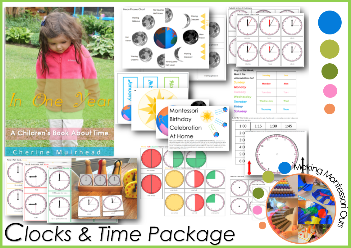 Clocks, Time & Calendars With Kids, Time Activities At Home - "Making ...