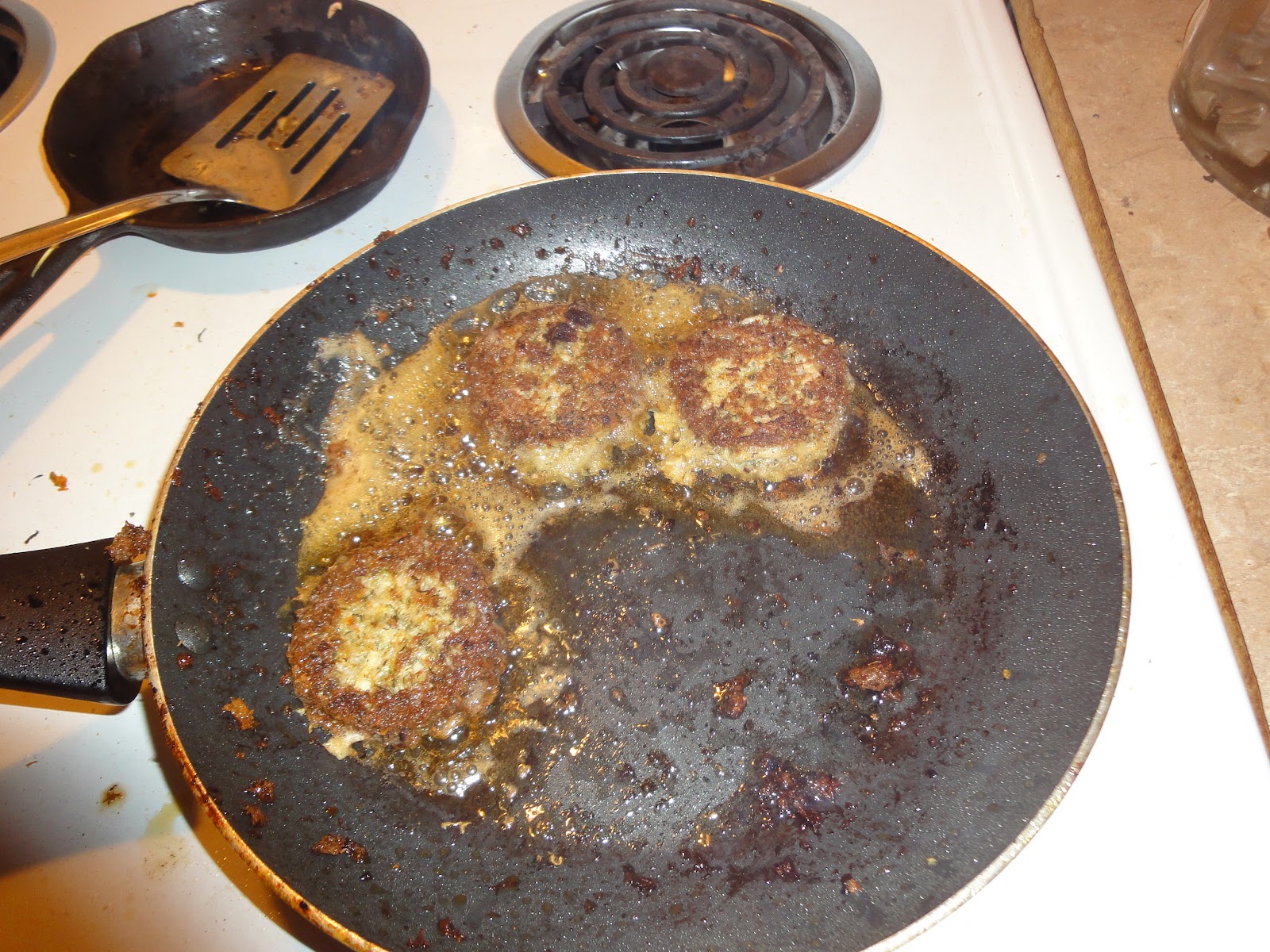 Paleo Transformation: Breadless Crab Cakes w/ Yellow & Green Parmasean ...