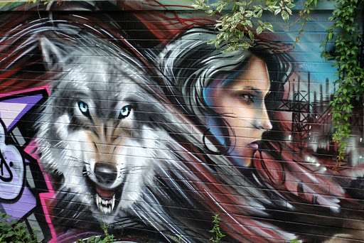 Stylus: Animal Wolf in Graffiti Art Ideas