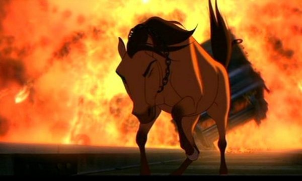 Warped Screen: Spirit: Stallion of the Cimarron