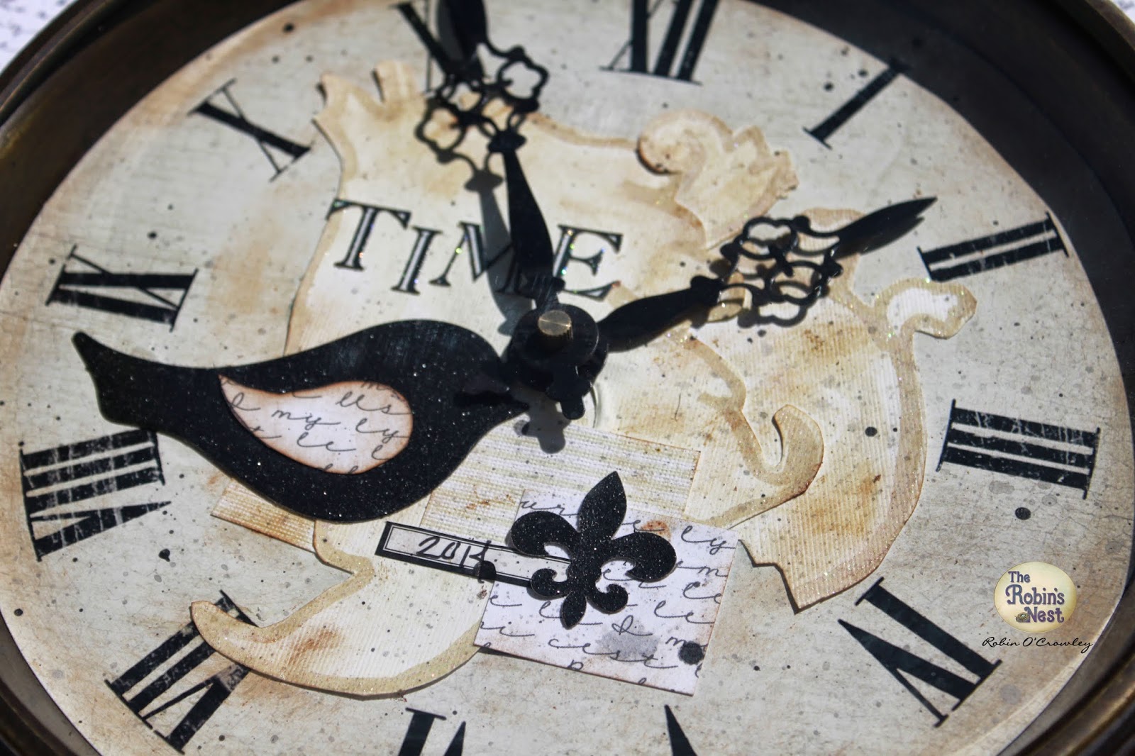 Recycled Clock for the Office | Our Refined Farmhouse