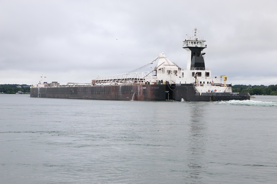 Michigan Exposures: The Clyde Van Enkevort and Tug Make an Appearance