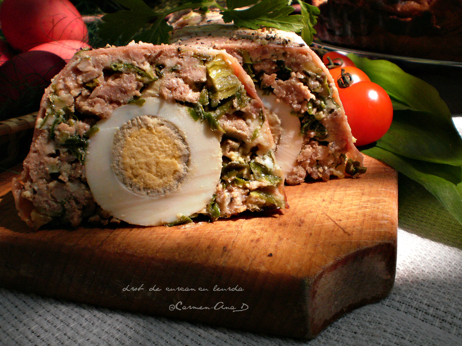 savoarea bucatelor: Drob de curcan cu leurda