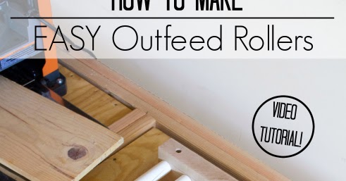 How to Make Easy Outfeed Rollers - Video Tutorial | Pneumatic Addict