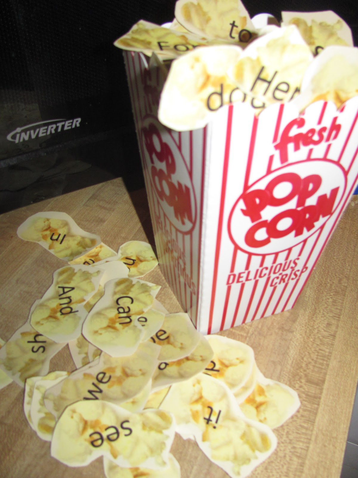 Life In The Unknown: Popcorn Sight Words