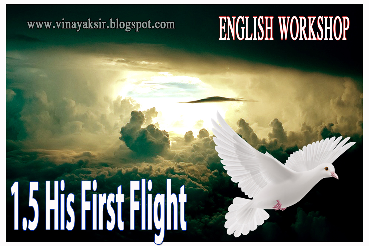 Vinayak Sir: English Workshop. 1.5 His First Flight, Liam O' Flaherty ...