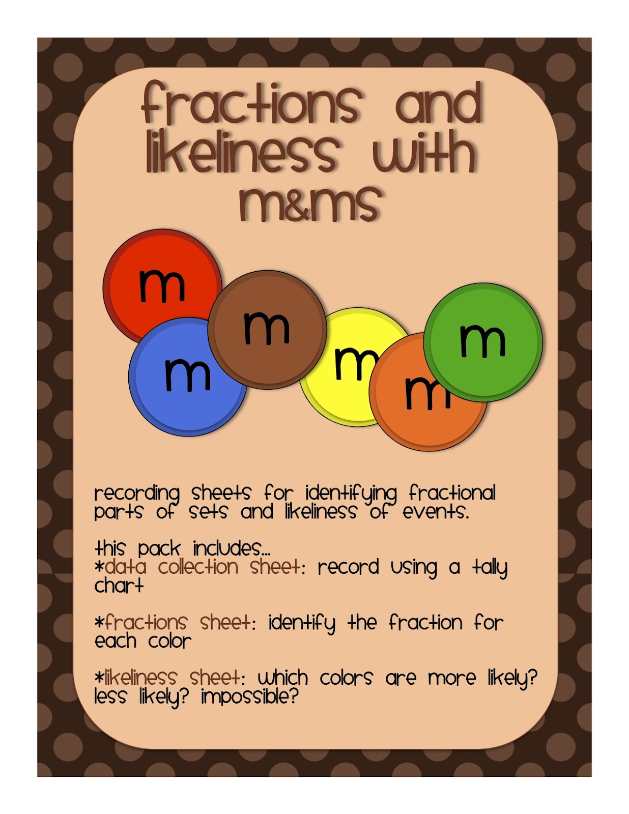 Tasty Fractions *Fractions Freebie! - Buzzing with Ms. B
