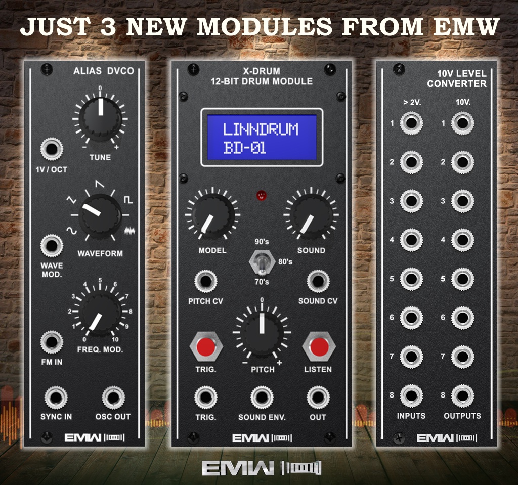 MATRIXSYNTH: Three New Modules From EMW aka Electronic Music Works