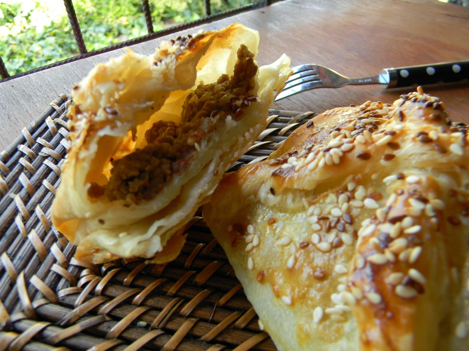 Kıymalı Bohça Böreği. | Vişnap