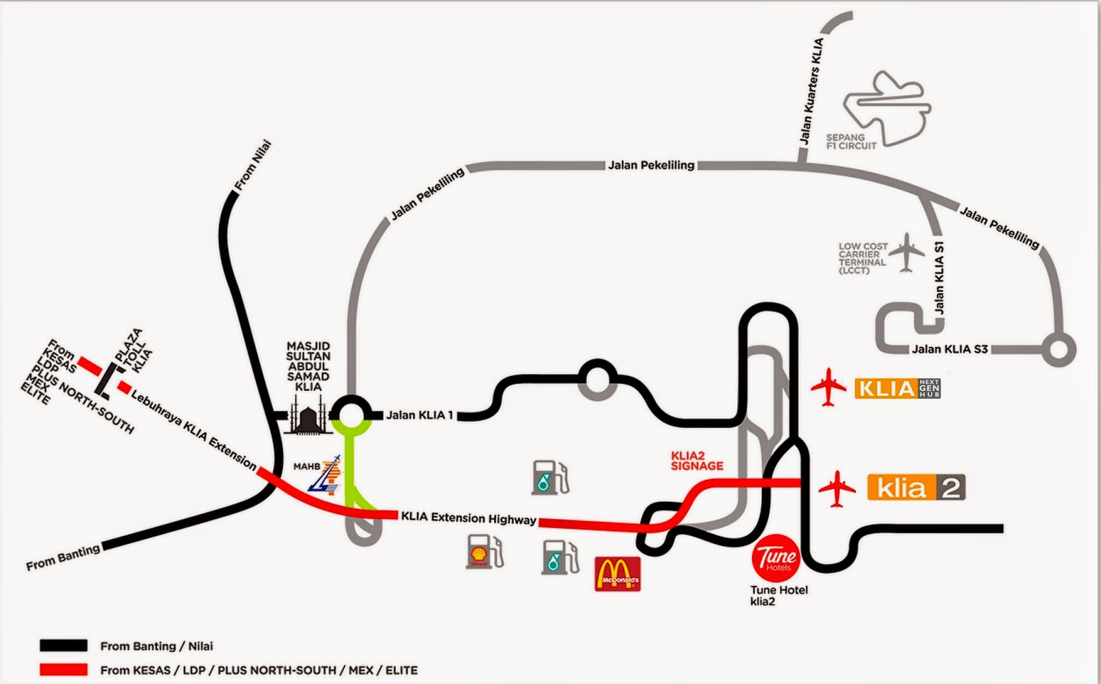Ongzi's Lifelong Learning: KLIA & klia2 Map & Plan