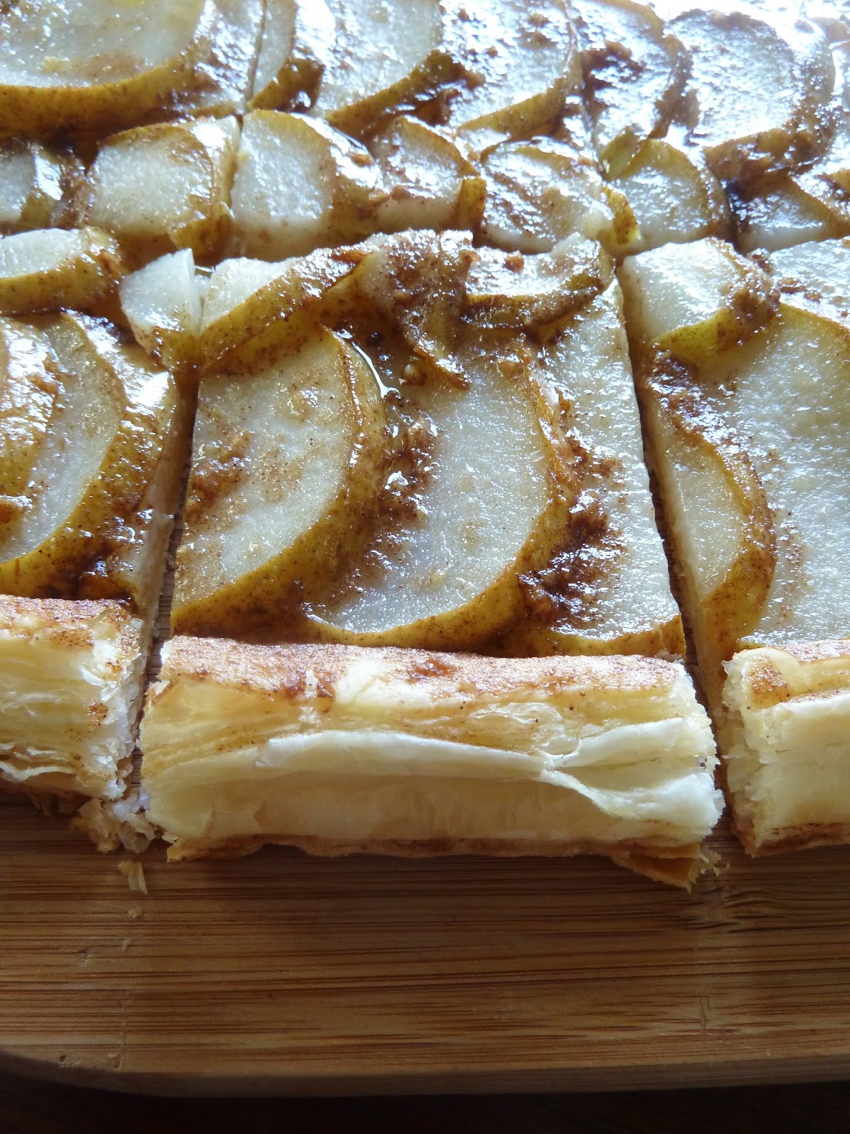 Sweet Dreams Patisserie: Pear Ginger Puff Pastry Tart