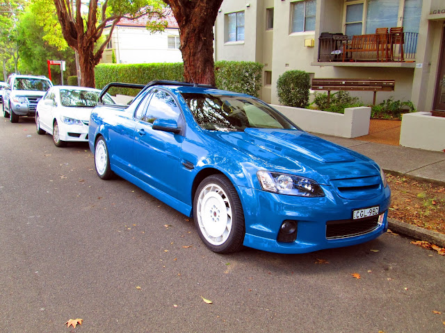 Aussie Old Parked Cars: 2012 HDT VE VK Blue Meanie Ute