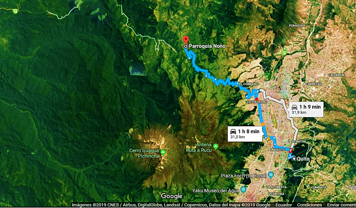 San Miguel de Nono: ¿Cómo llegar a Nono?