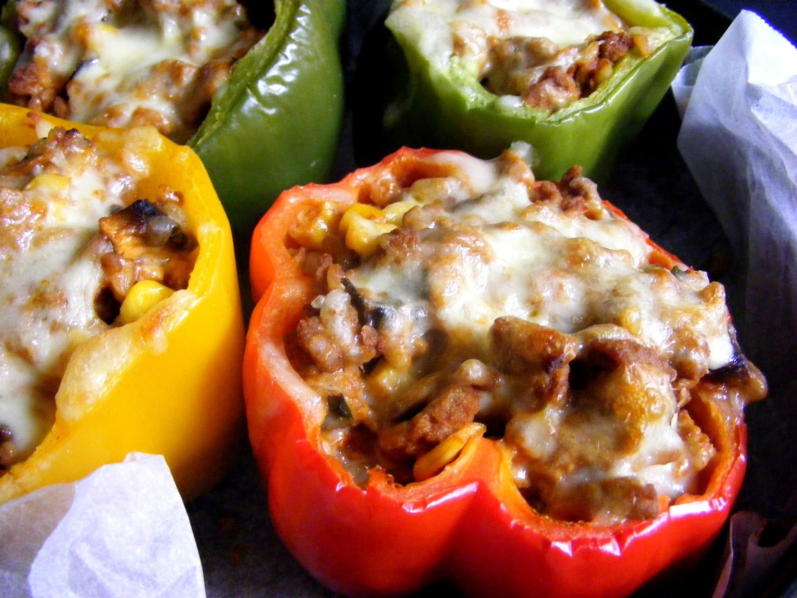 Easy Stuffed Capsicum (Peppers) | Healthy Recipe