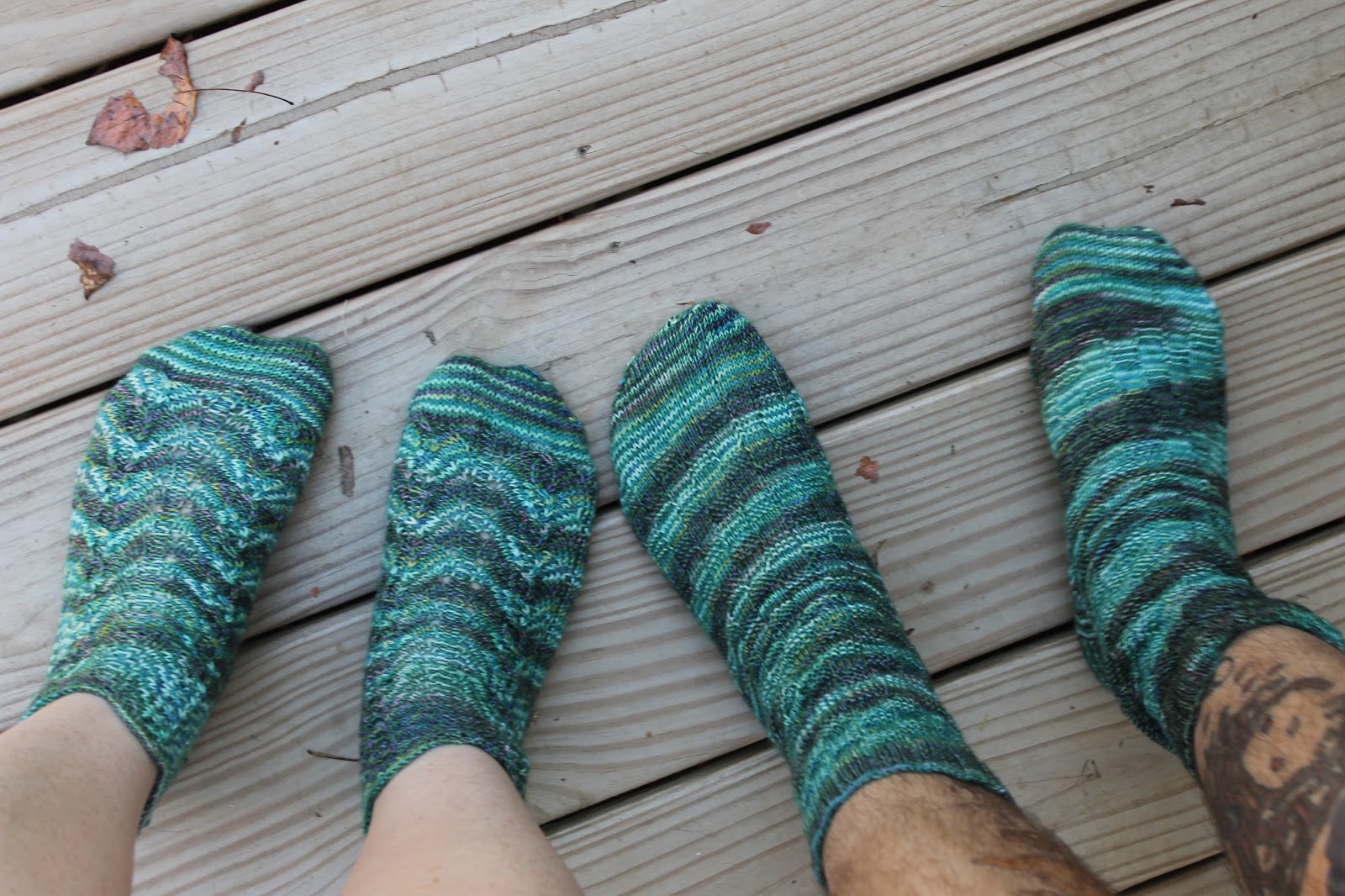 The Feisty Redhead: Knit Socks to Commemorate Our Wedding