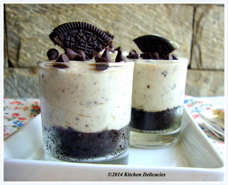 Oreo Cheesecake Shots | Kitchen Delicacies