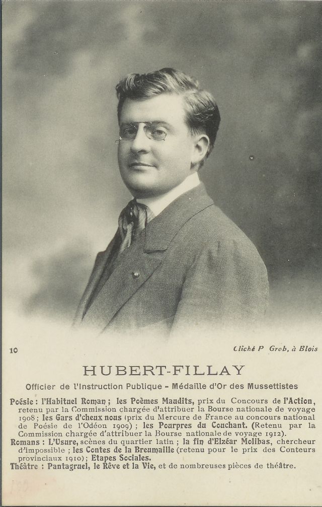 HUBERT FILLAY : UNE ENFANCE A BRACIEUX