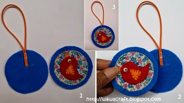 wawacraft handmade: Tutorial membuat gantungan kunci (keychain) dari ...