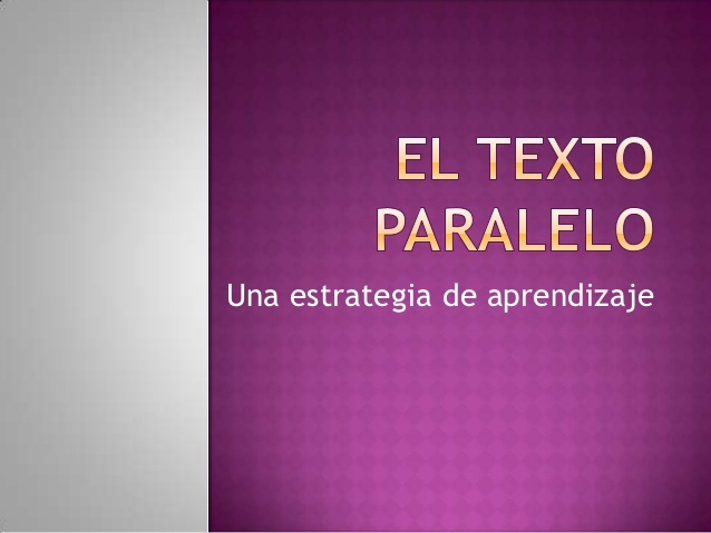 apuntes de informatica: TEXTO PARALELO