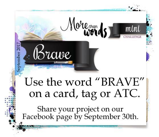 Creation with love: Be Brave - a tag