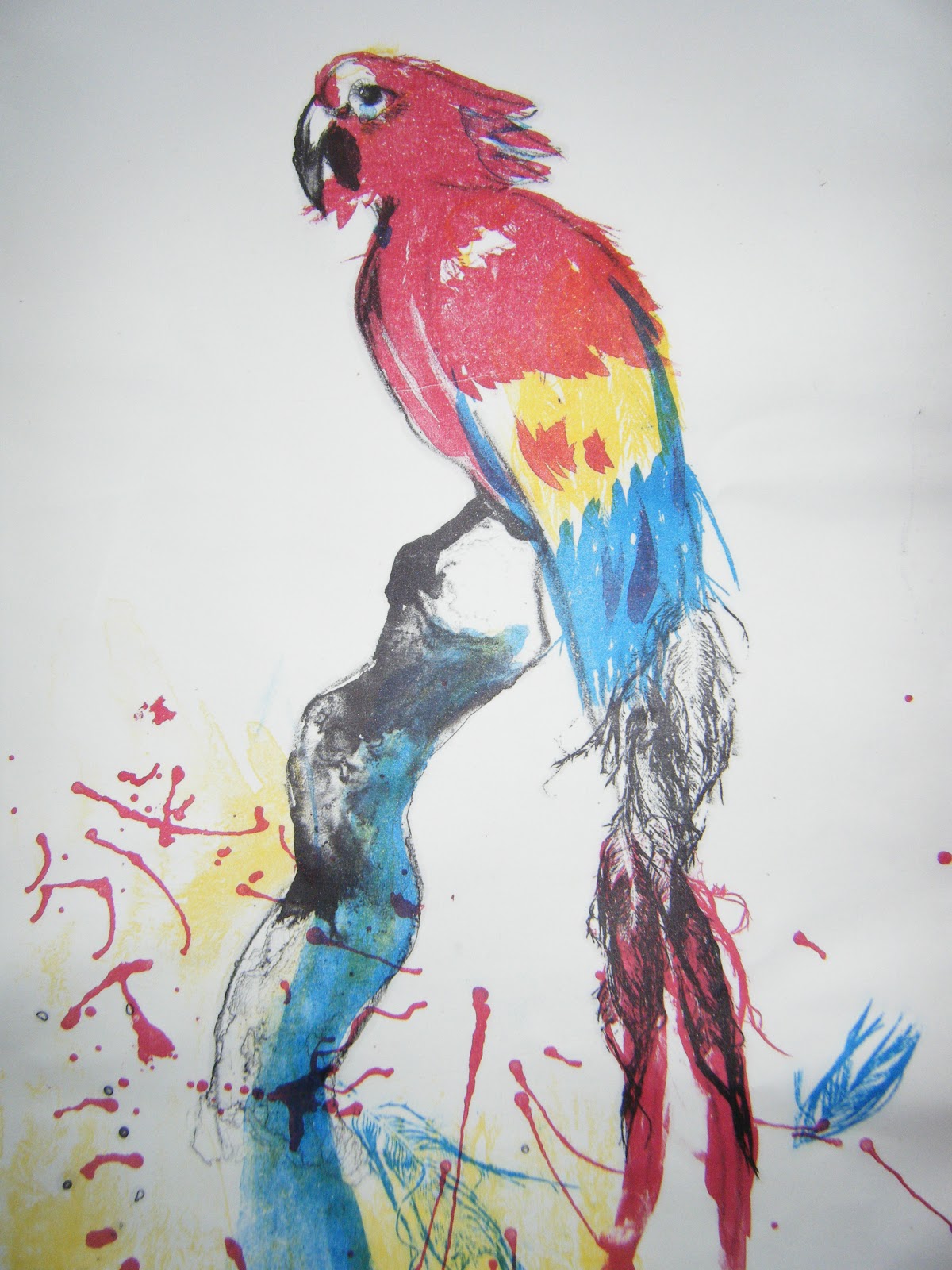 Grabados y Técnicas de estampación: Litografía 4 colores