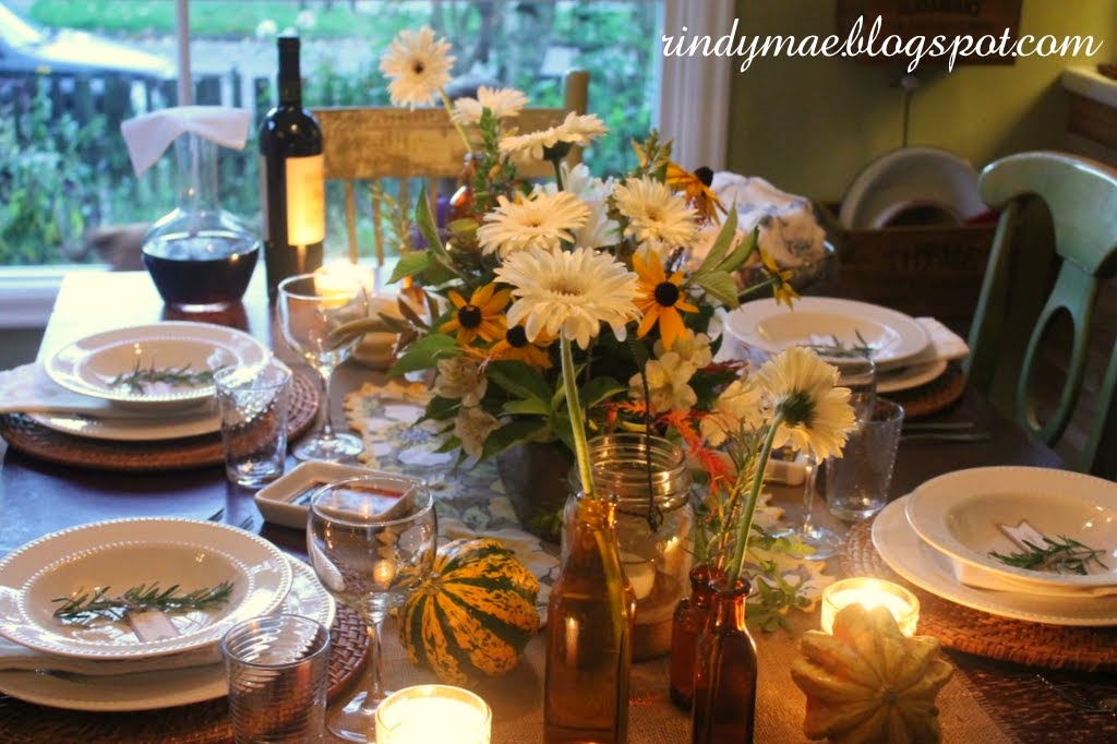 Rindy Mae: Fall Table Setting: Antonio Dinner