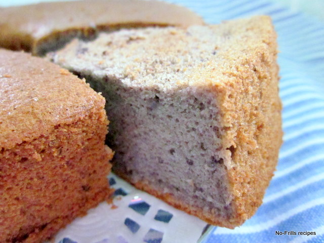 Blueberry Chiffon Cake