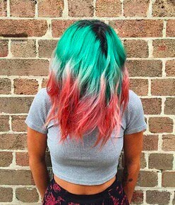 It's AnniesGlam Blog: Breaking New Hair Color Trend:The Watermelon hair