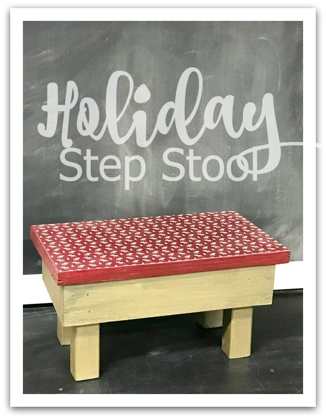 Table Riser & Decoupage Technique