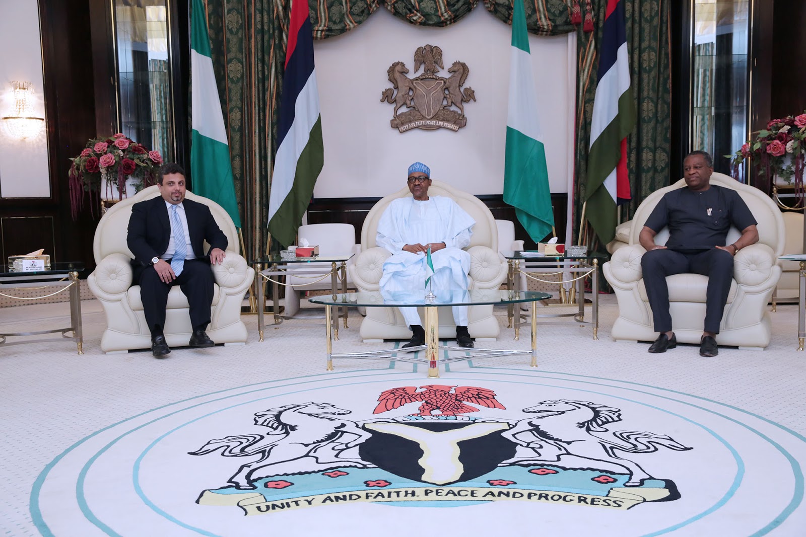 IN PICTURES: Buhari receives King of Jordan’s envoy | Nigerian News ...