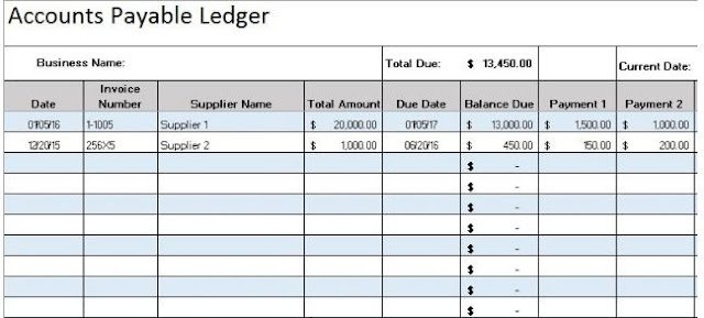 Download Free General Ledger In excel Format.