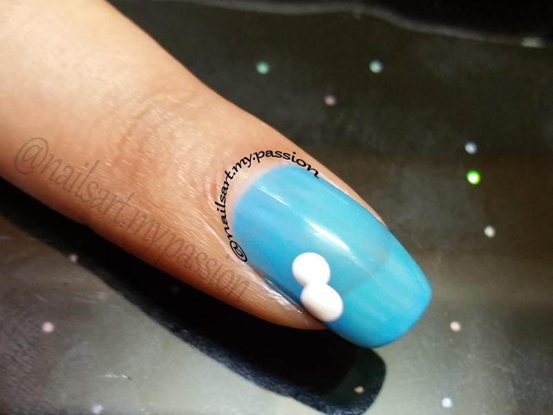 Nail Art My Passion: Tutorial 2: Blue Summertime Rainbow Nails
