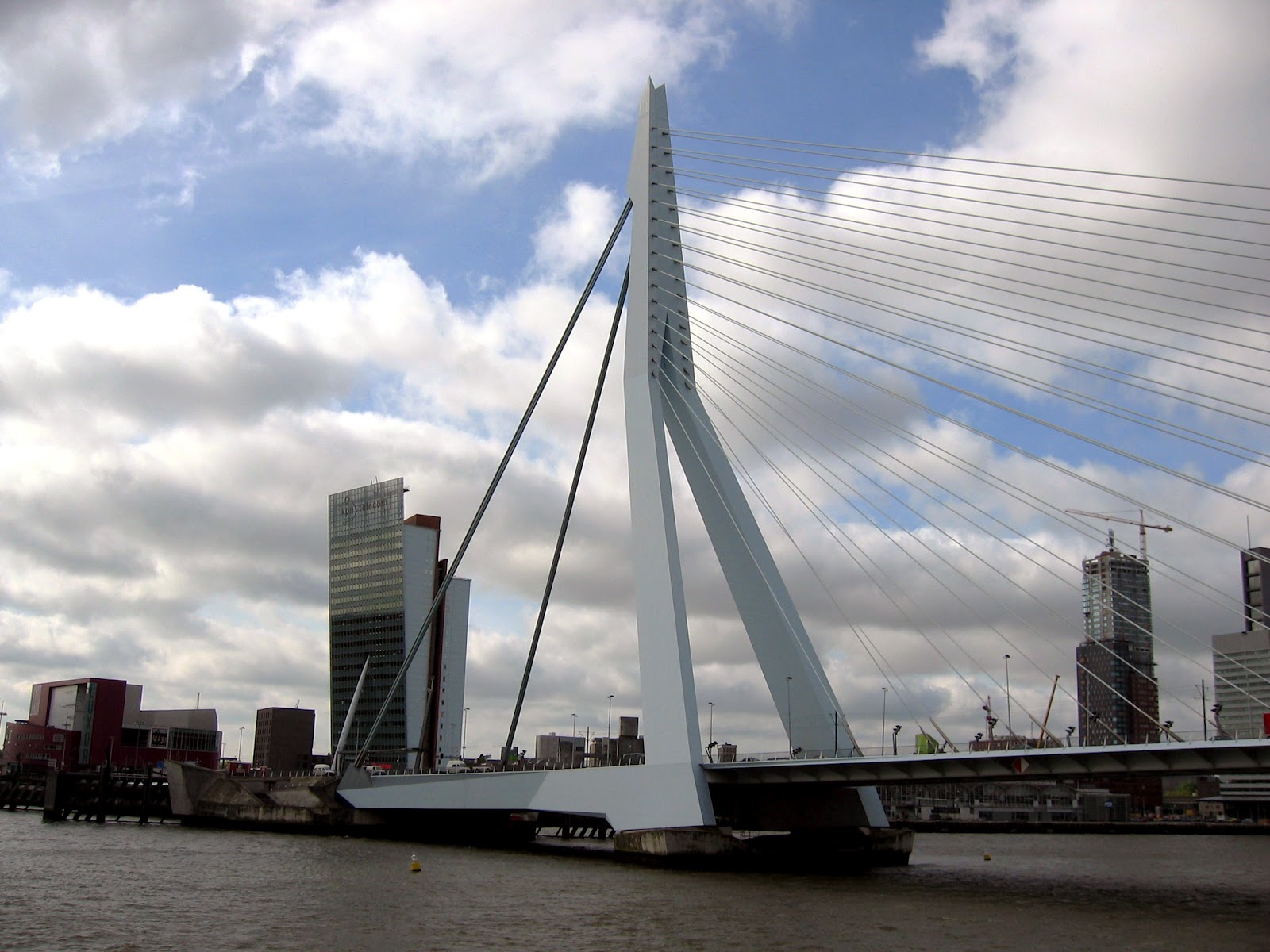 Erasmusbrug (Erasmus Bridge), Rotterdam, The Netherlands | ARCHITECTURE